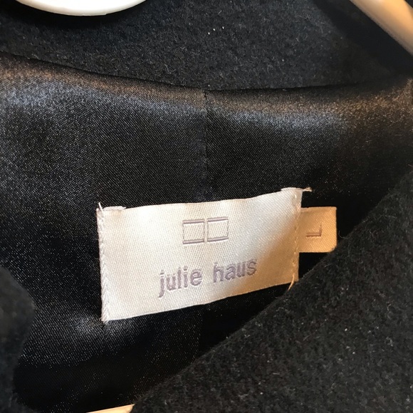 Julie Haus | Jackets & Coats | Julie Haus Black Wool Coat | Poshmark